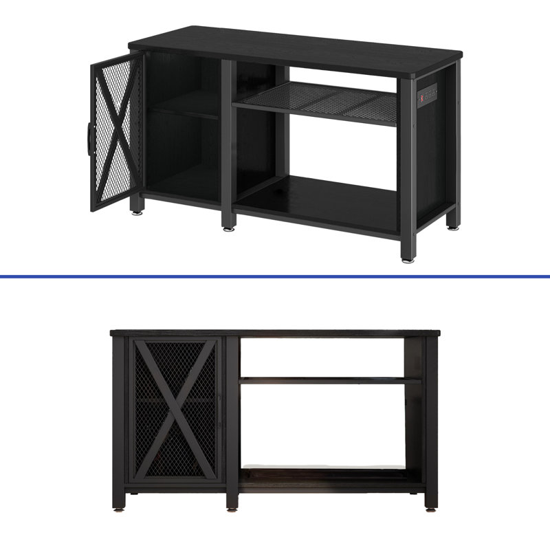 Tucker Murphy Pet™ Sturdy Metal Aquarium Stand with Power Outlets and ...