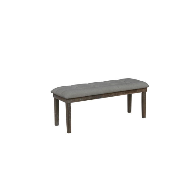 Millwood Pines Havant Linen Blend Upholstered Bench | Wayfair