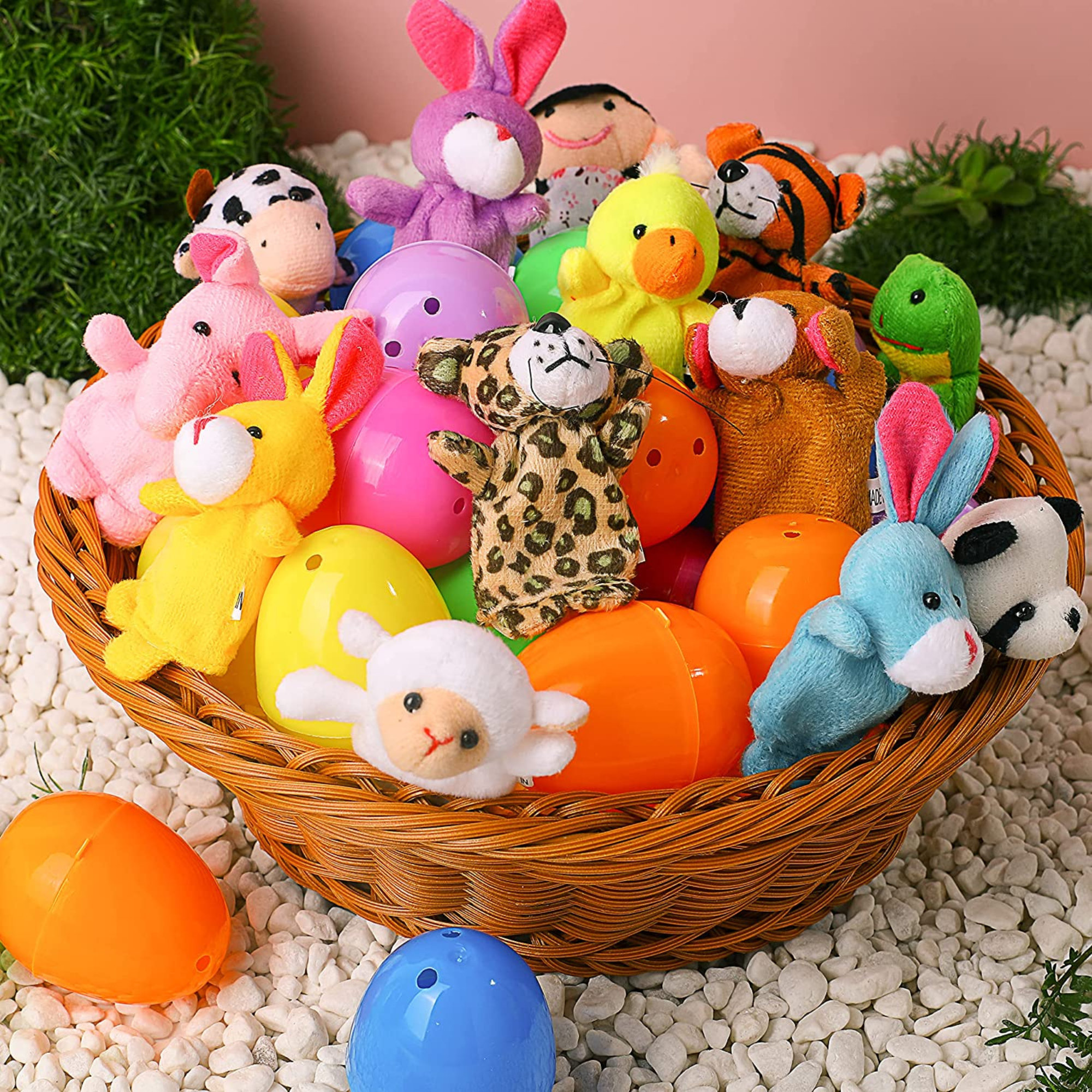 The Holiday Aisle® Finger Puppet Easter Eggs | Wayfair