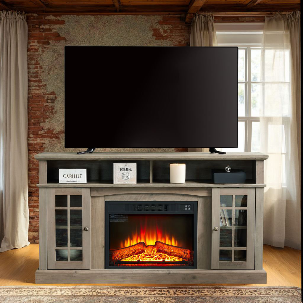 Red Barrel Studio Classic TV Media Stand Modern Entertainment Console ...