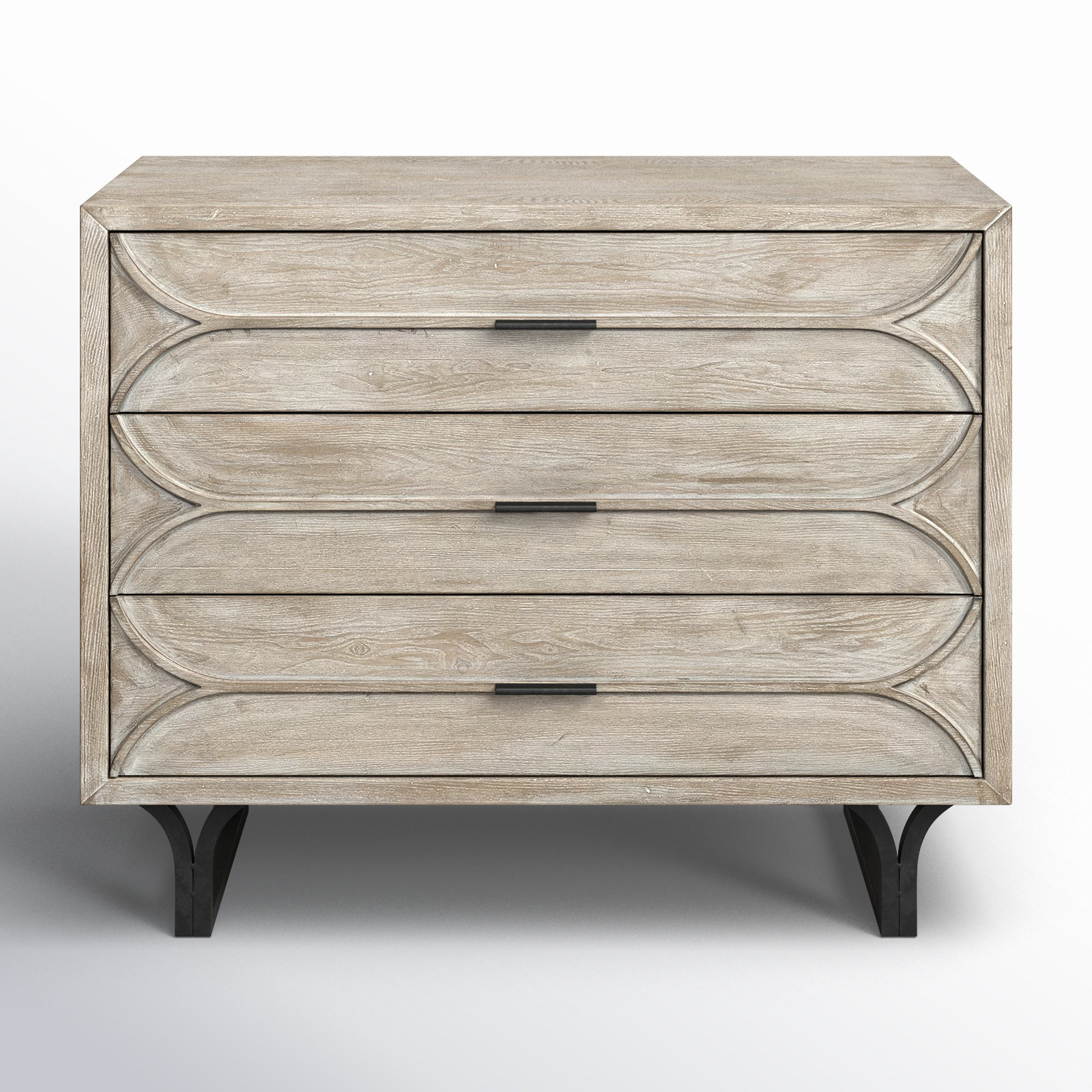 Joss & Main Diane Iron 3 - Drawer Accent Chest & Reviews | Wayfair