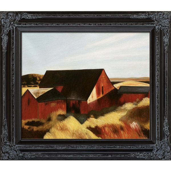 Overstock Art Cobb's Barns, South Truro, 1933 By Edward Hopper With ...