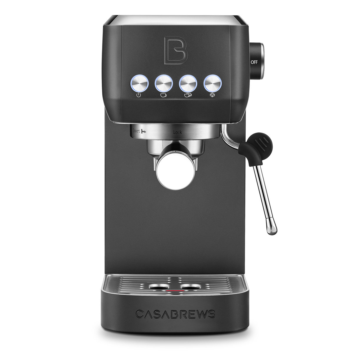 CASABREWS 3700E 20 Bar Espresso Machine Cappuccino Maker with Milk ...