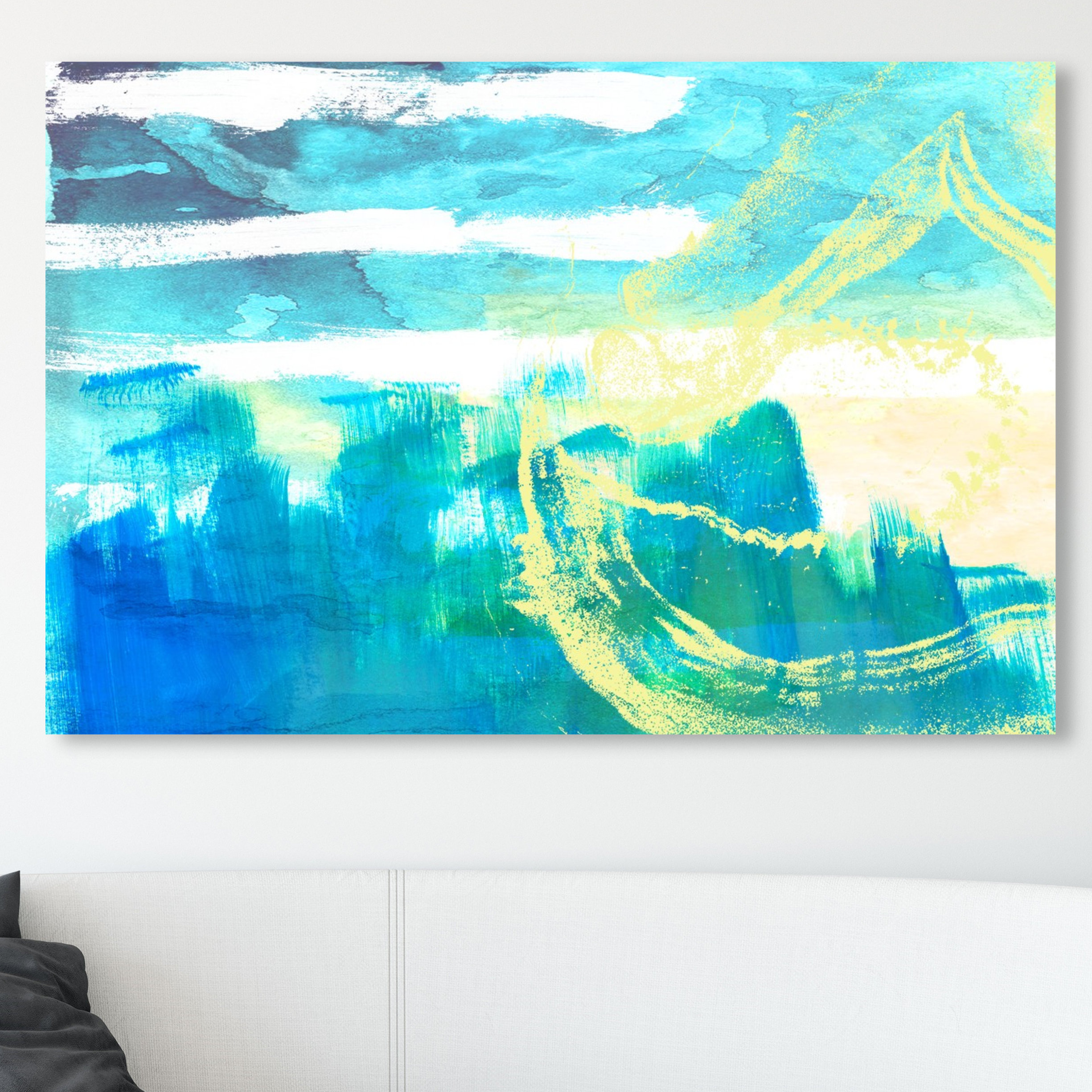 Wrought Studio 'Sireneuse' Painting on Canvas - Wayfair Canada