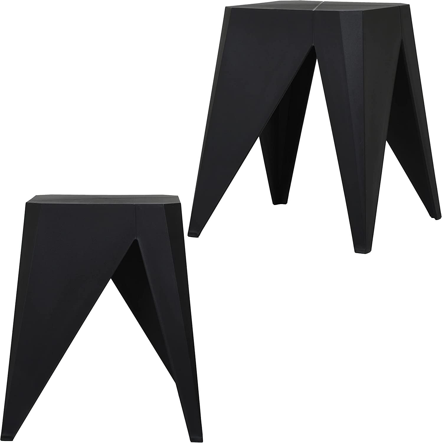 George Oliver Isbella Polypropylene Plastic Accent Stool | Wayfair