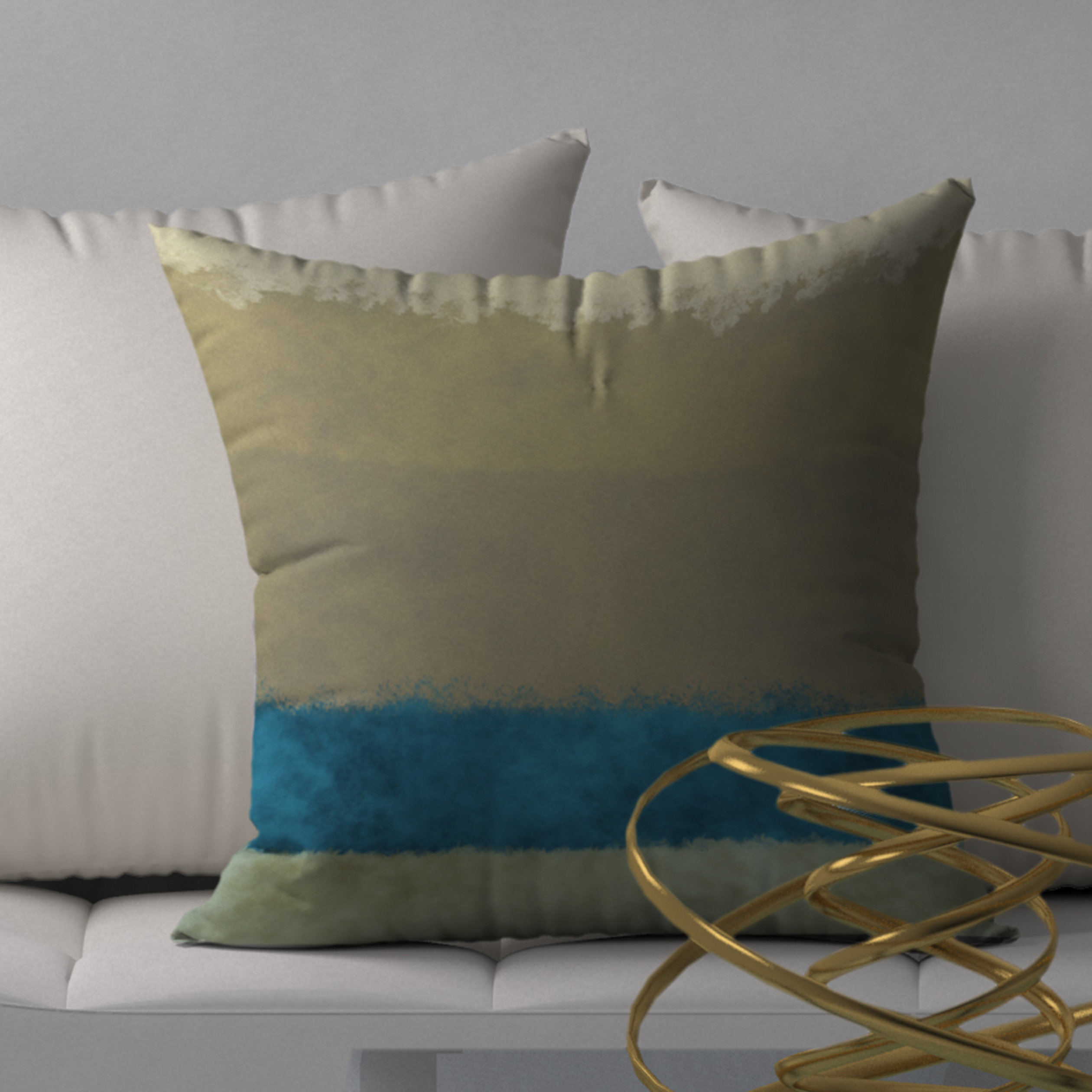LeRoi Products Slick Eye-Catching Decorative Square Pillow Cover ...