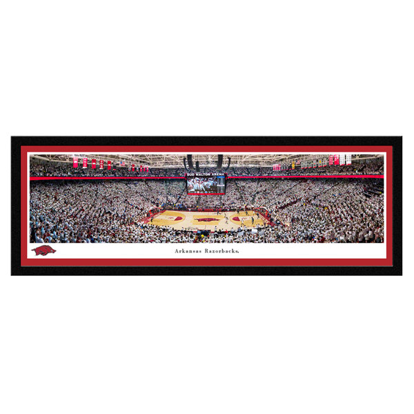 Ebern Designs Arkansas Razorbacks On Paper Print | Wayfair