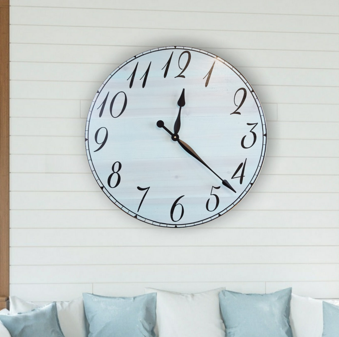Winston Porter Oversized Beattie Wall Clock | Wayfair