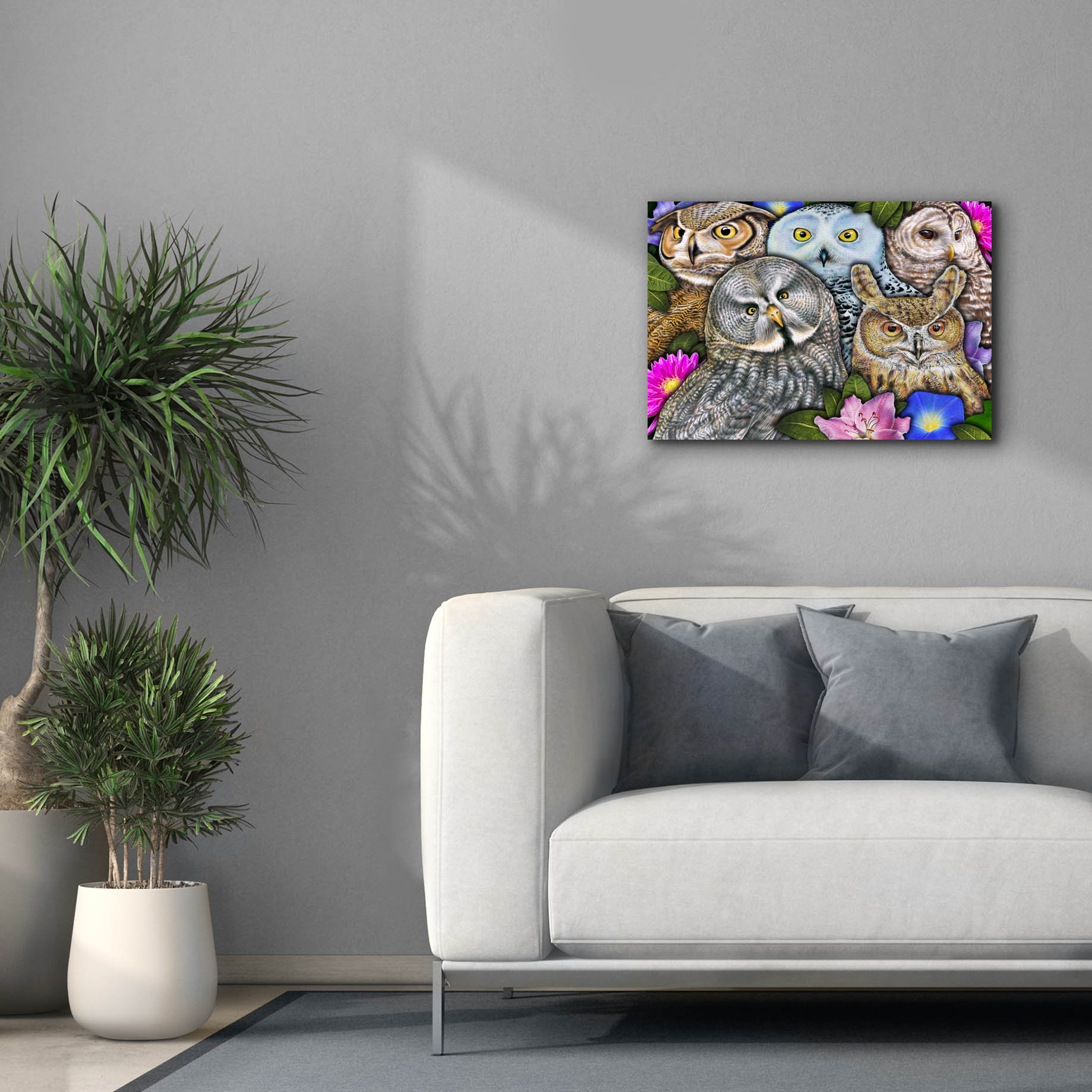 Union Rustic 'Owls' by Tim Jeffs Canvas Wall Art, 26" x 18" - Wayfair ...