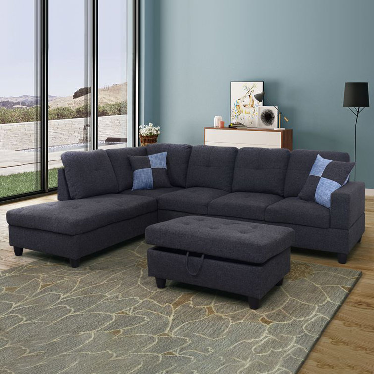 Latitude Run® Carwill 3 - Piece Faux Leather Living Room Set | Wayfair