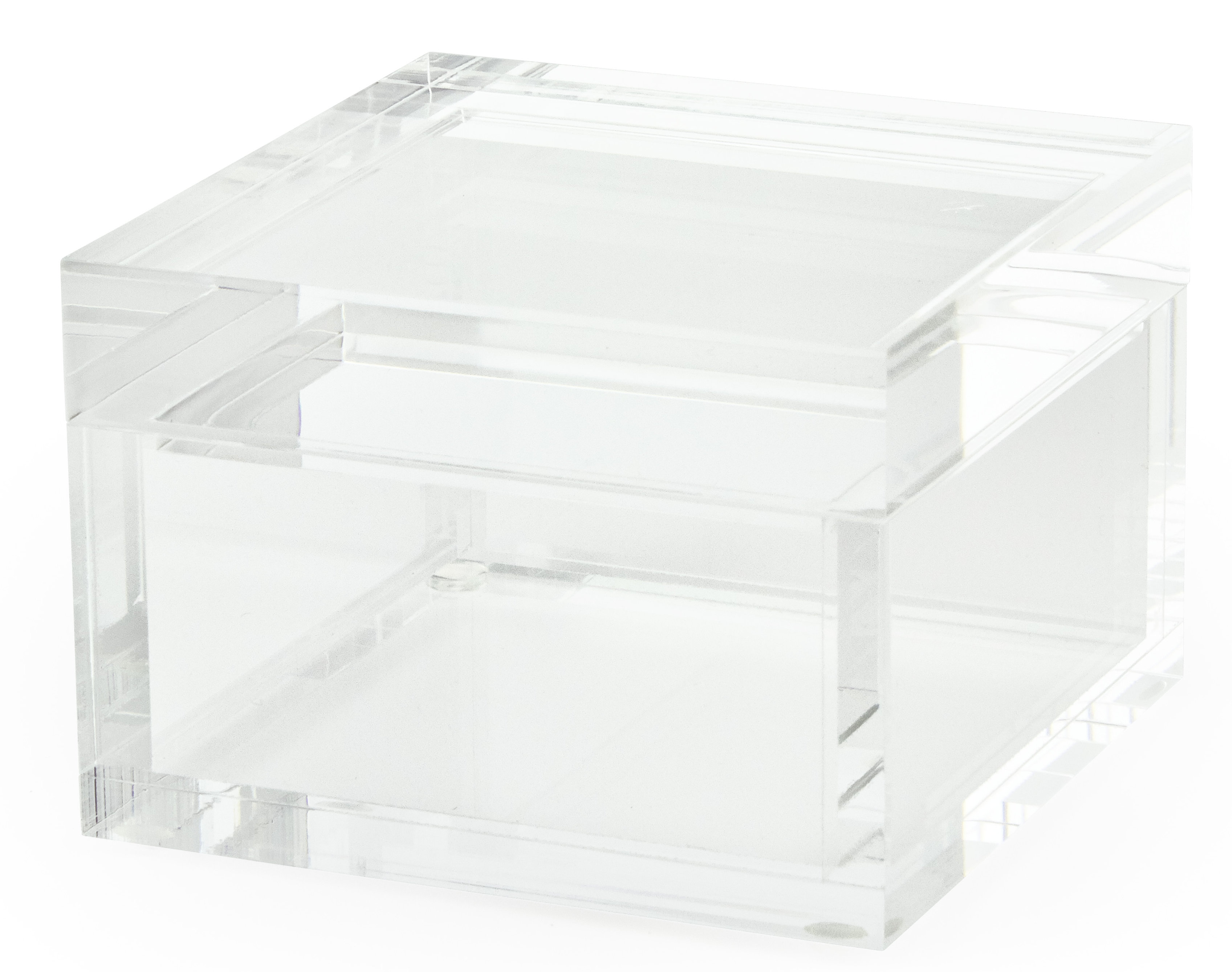 Mercer41 Lyman Small Clear Lucite Box | Wayfair