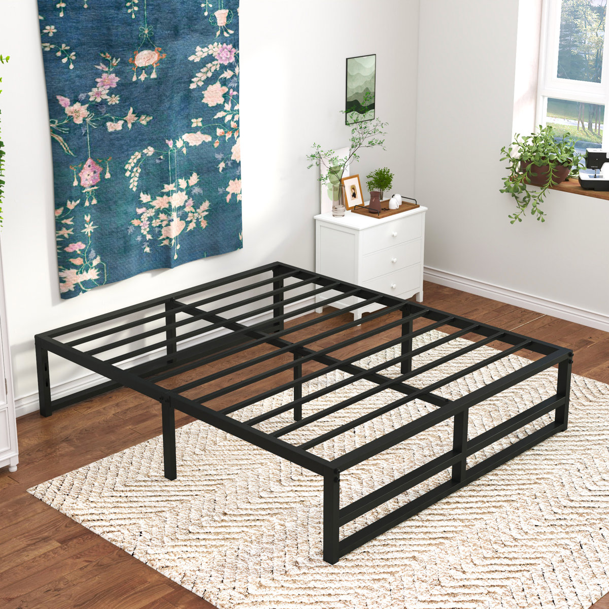 Zipcode Design™ Aula 14'' Metal Platform Bed & Reviews | Wayfair