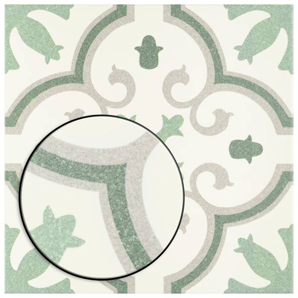 Merola Tile Monteca 10" x 10" Porcelain Patterned Wall & Floor Tile ...
