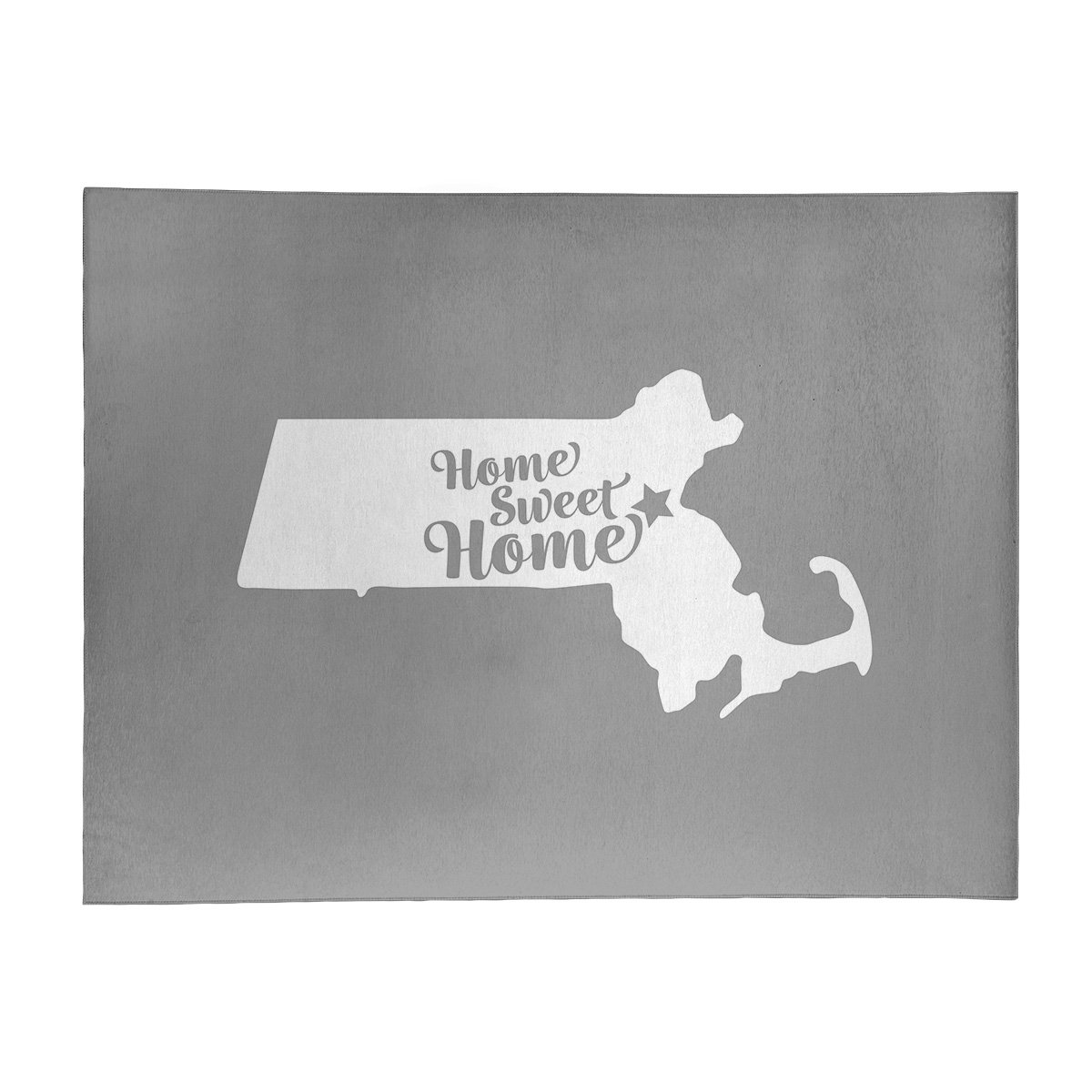 East Urban Home Home Sweet Boston Poly Chenille Rug | Wayfair