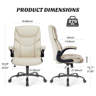 Inbox Zero Iz Ergonomic Faux Leather Executive Chair & Reviews | Wayfair