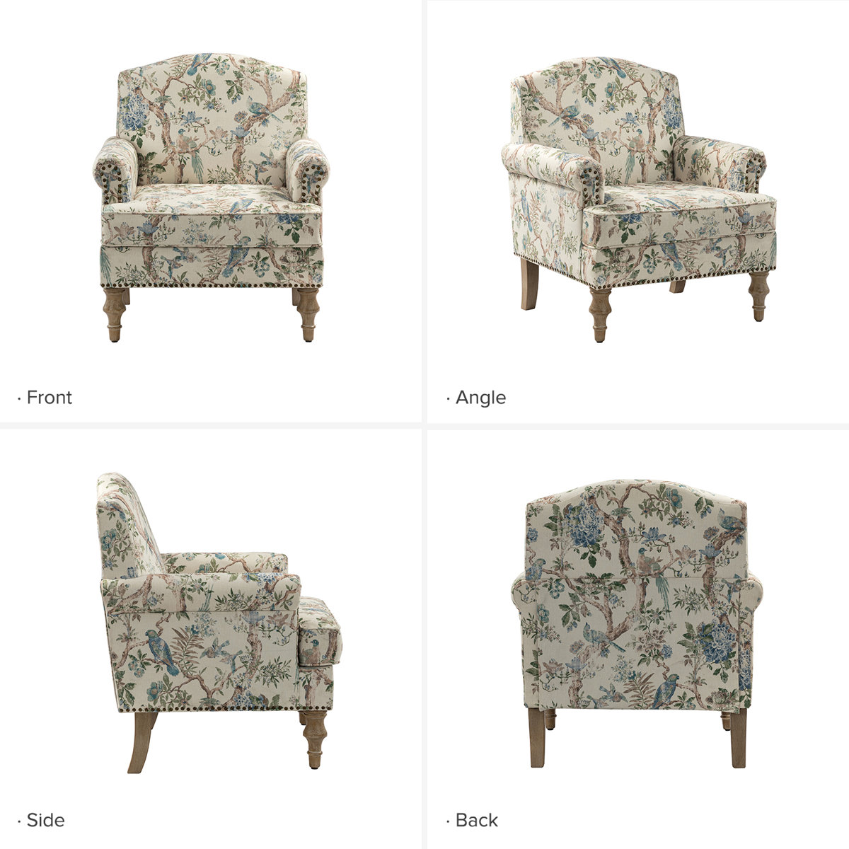 Laurel Foundry Modern Farmhouse Mooresville 30" Traditional Upholstered ...