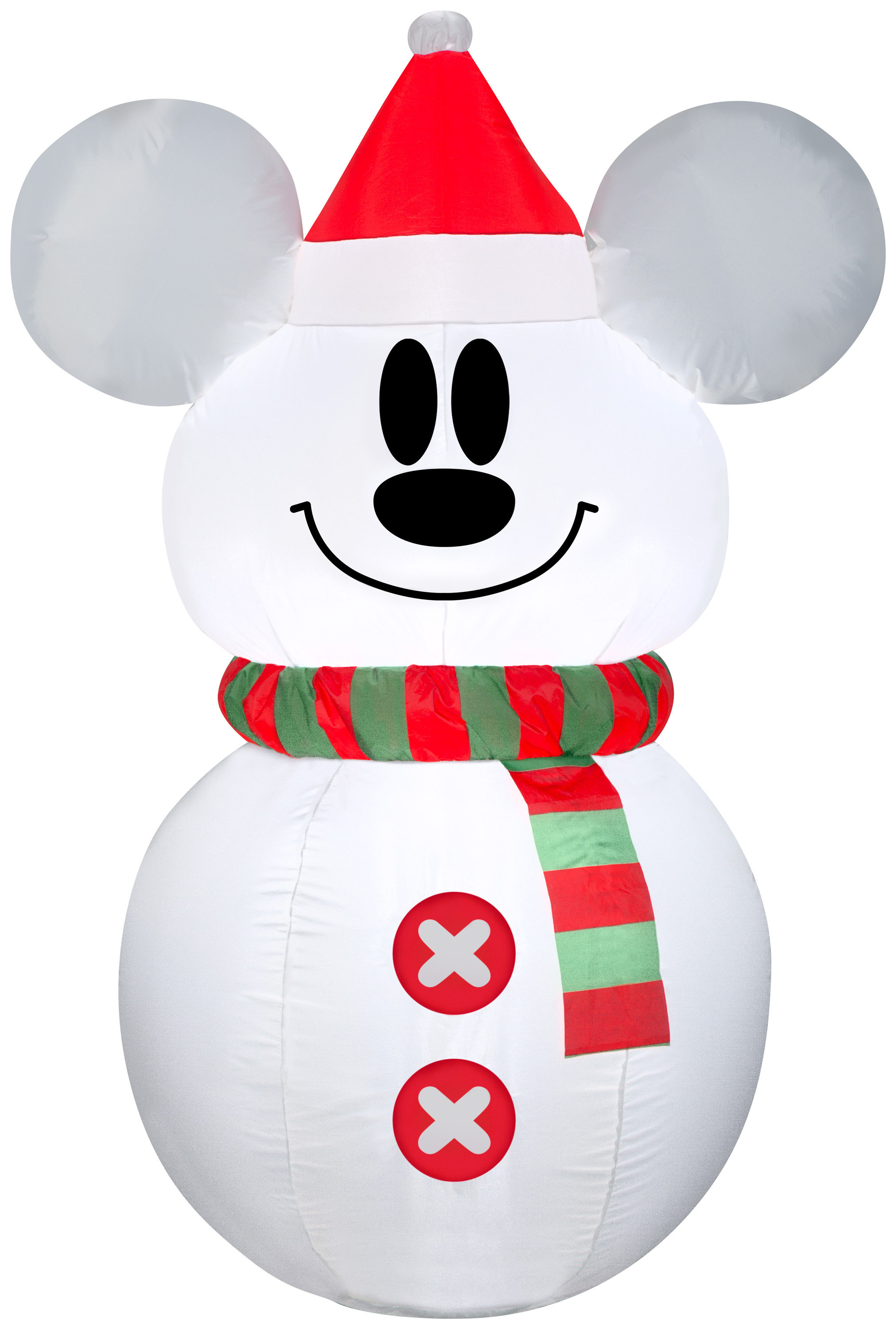 Gemmy Industries Stylized Mickey Snowman Airblown Inflatable | Wayfair