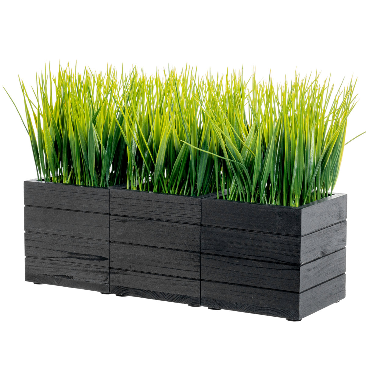 Primrue 3-Piece Artificial Fake Grass Indoor Plants | Wayfair