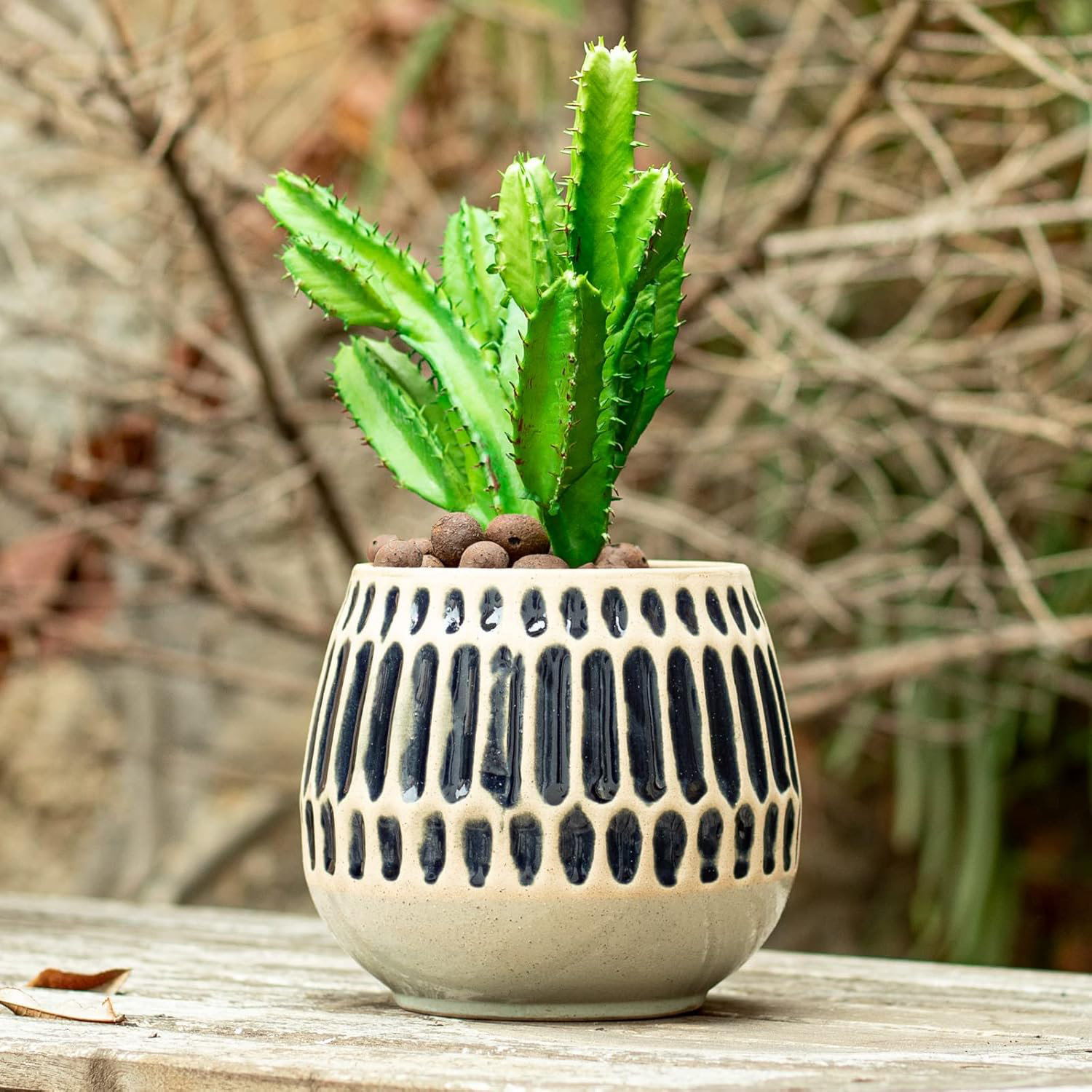 Dakota Fields Ceramic Planter 4 Inch Plant Pots Indoor Outdoor ...