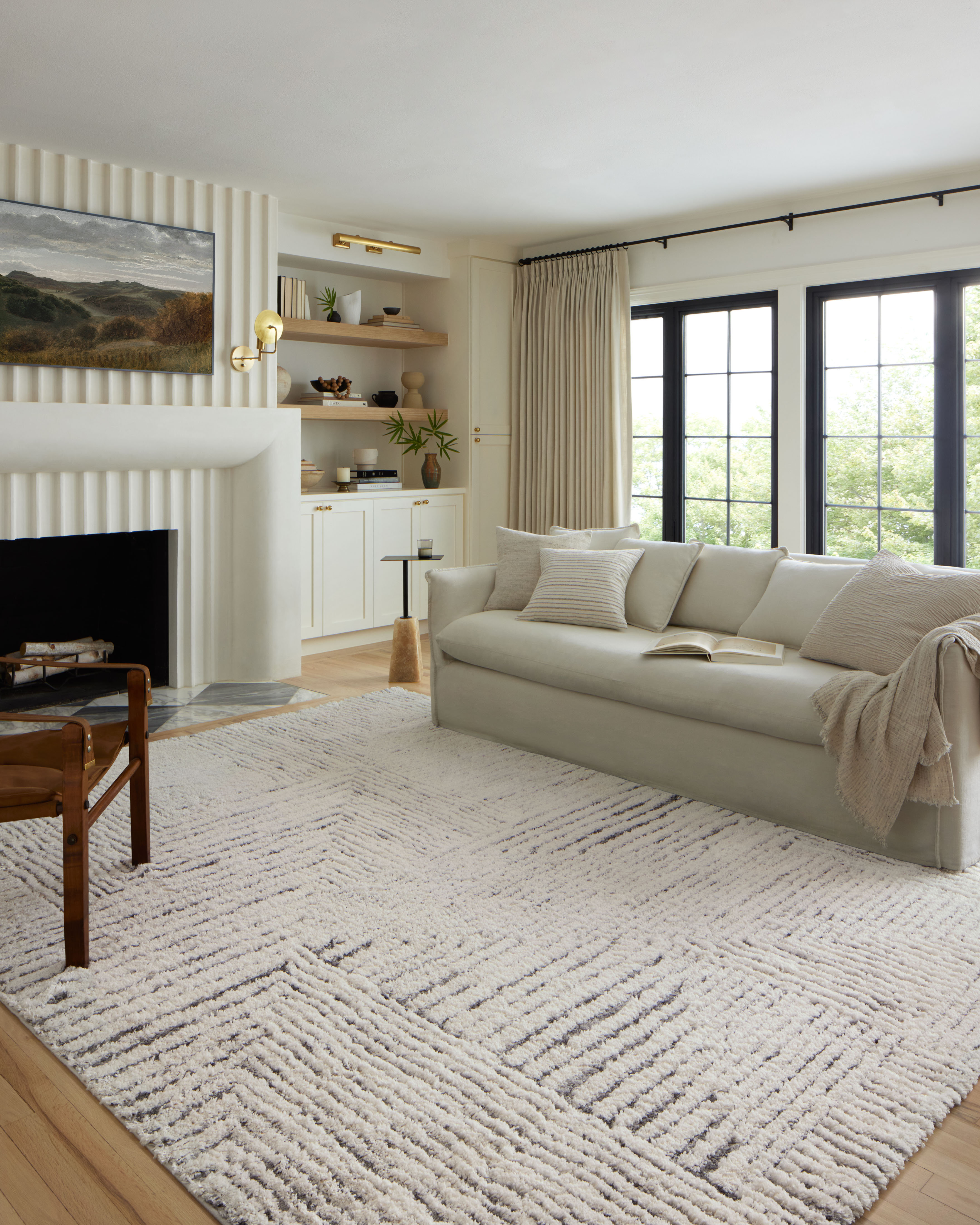 The Twillery Co.® Lindell Ivory/Gray Area Rug & Reviews | Wayfair