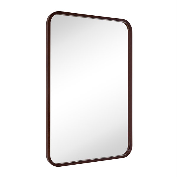 Latitude Run® Itzary Solid Wood Framed Rectangle Wall Mirror | Wayfair