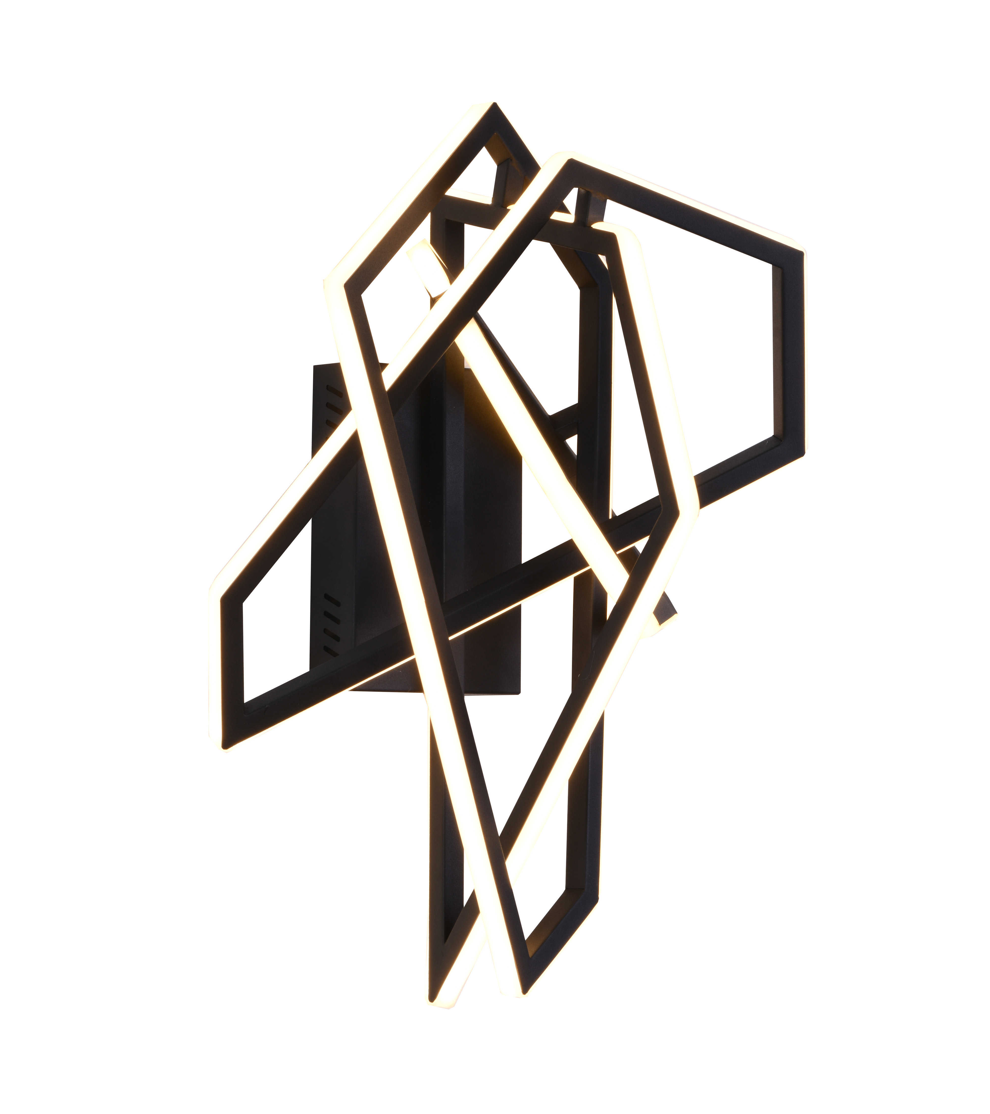 Everly Quinn 15 - Light Gold LED Geometric Wall Sconce | Wayfair