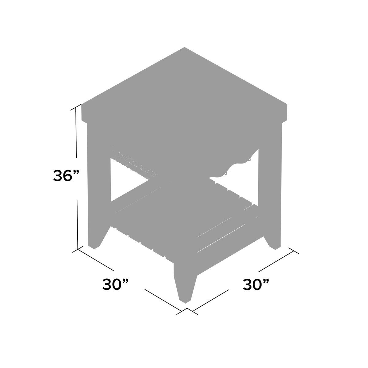 Red Barrel Studio® Behling Solid Butcher Block Kitchen Island with ...