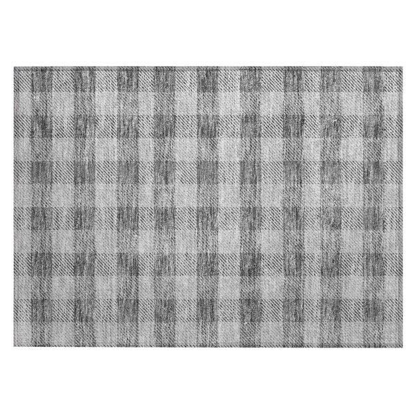 Latitude Run® Colzie Checkered Outdoor Rug | Wayfair