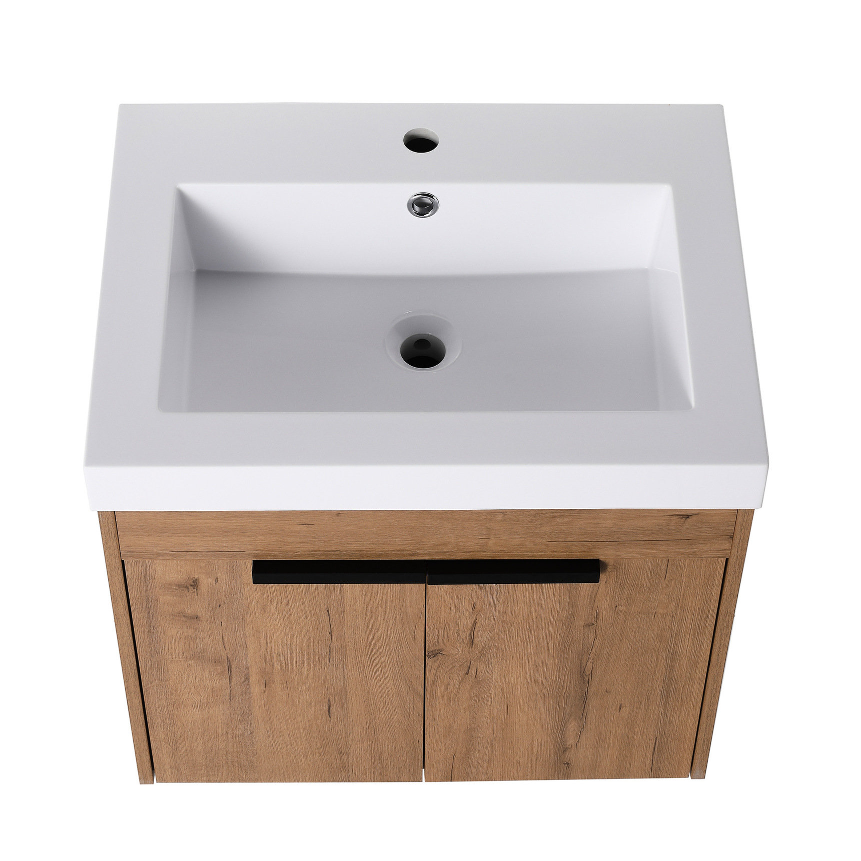 Hokku Designs 24 Inch Bathroom Vanity With Resin Basin - Soft Closing ...