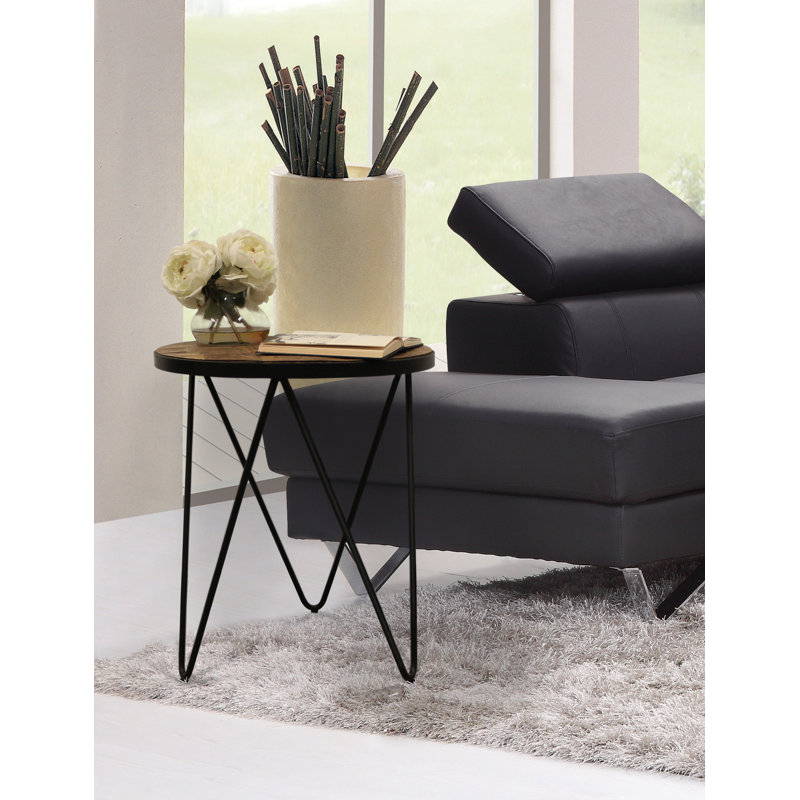 Union Rustic Hankins Solid Wood Top End Table | Wayfair