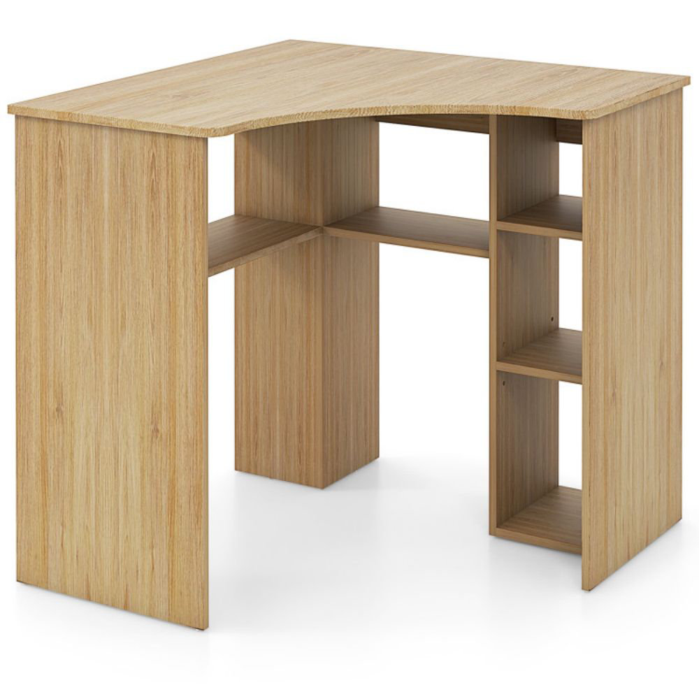 Latitude Run® Corner Computer Desk Triangle Home Office Desk With ...