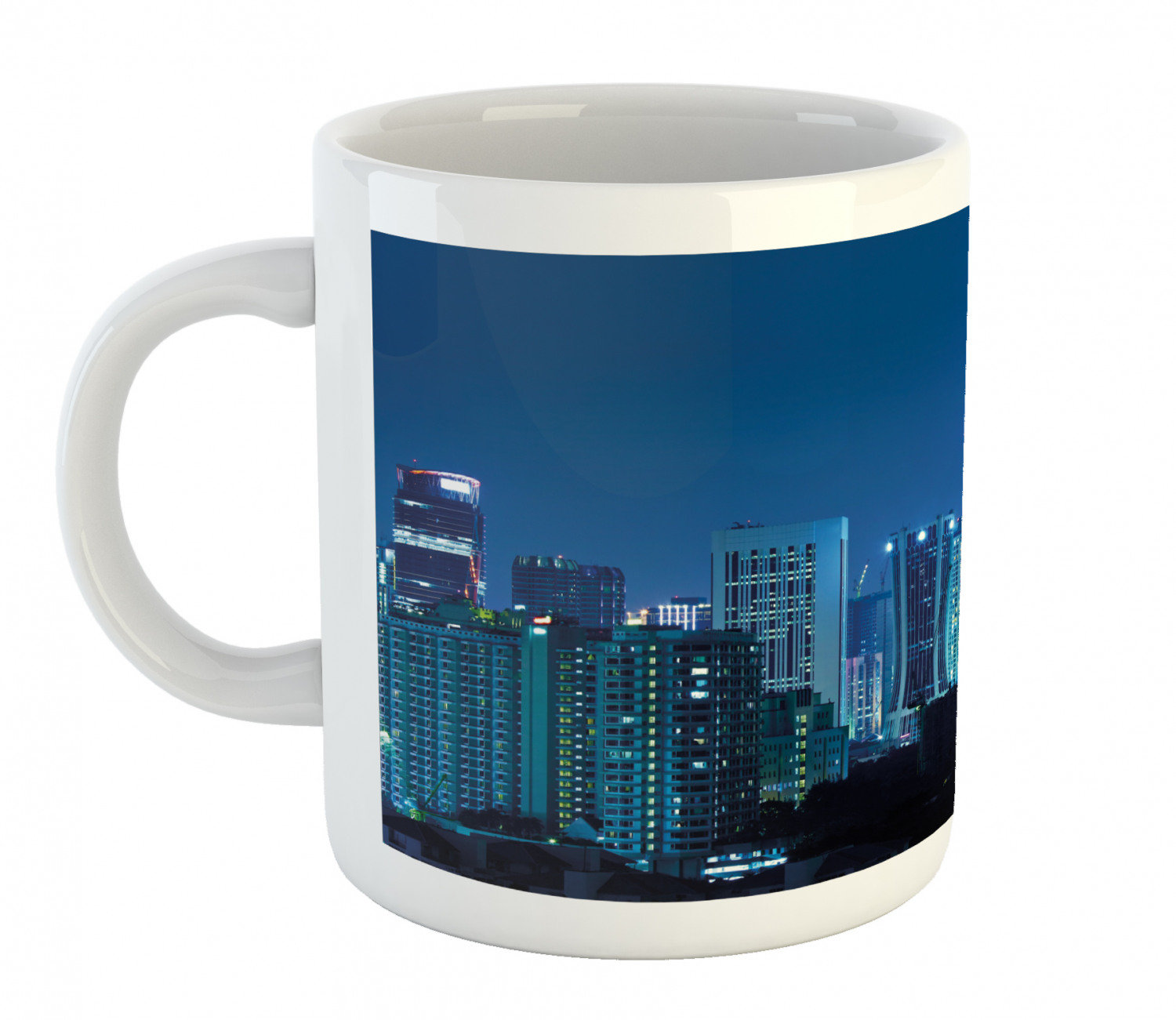 East Urban Home Cityscape Coffee Mug | Wayfair