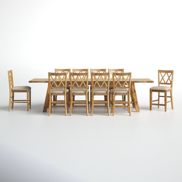 Birch Lane™ Maxine 11 - Piece Counter Height Extendable Dining Set ...