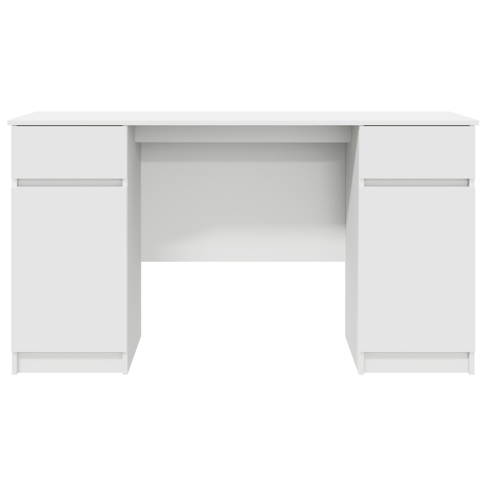 Vidaxl Desk White 140X49x76 Cm Engineered Wood - Wayfair Canada