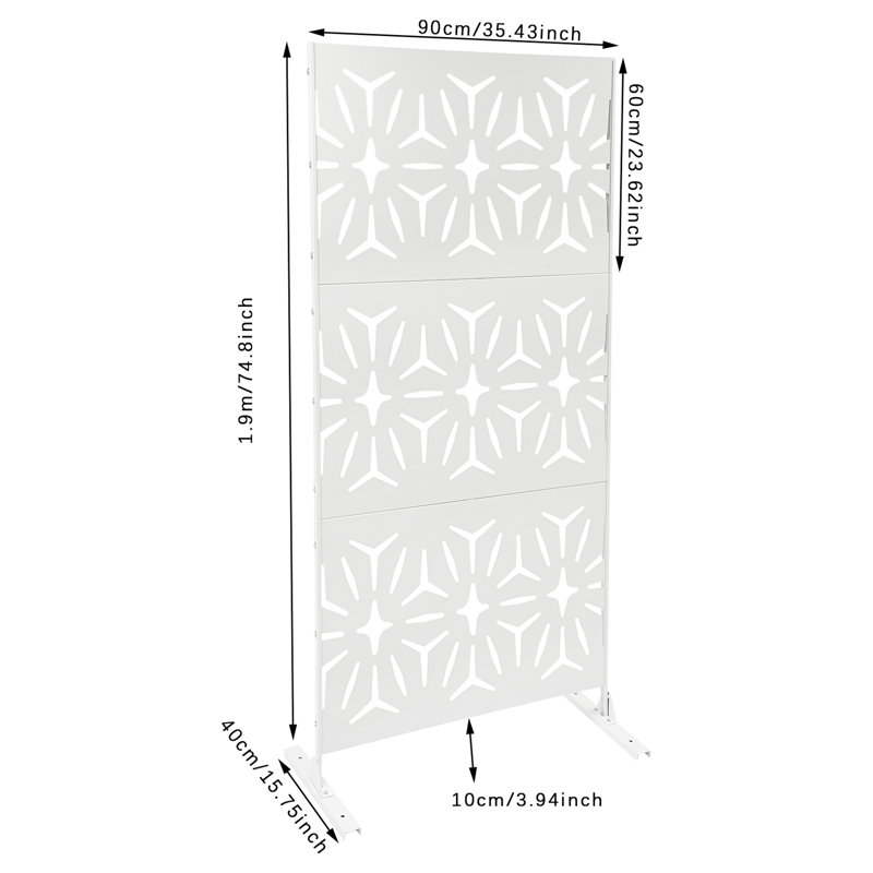 FRONG Decorative Panels Privacy Screen | Wayfair