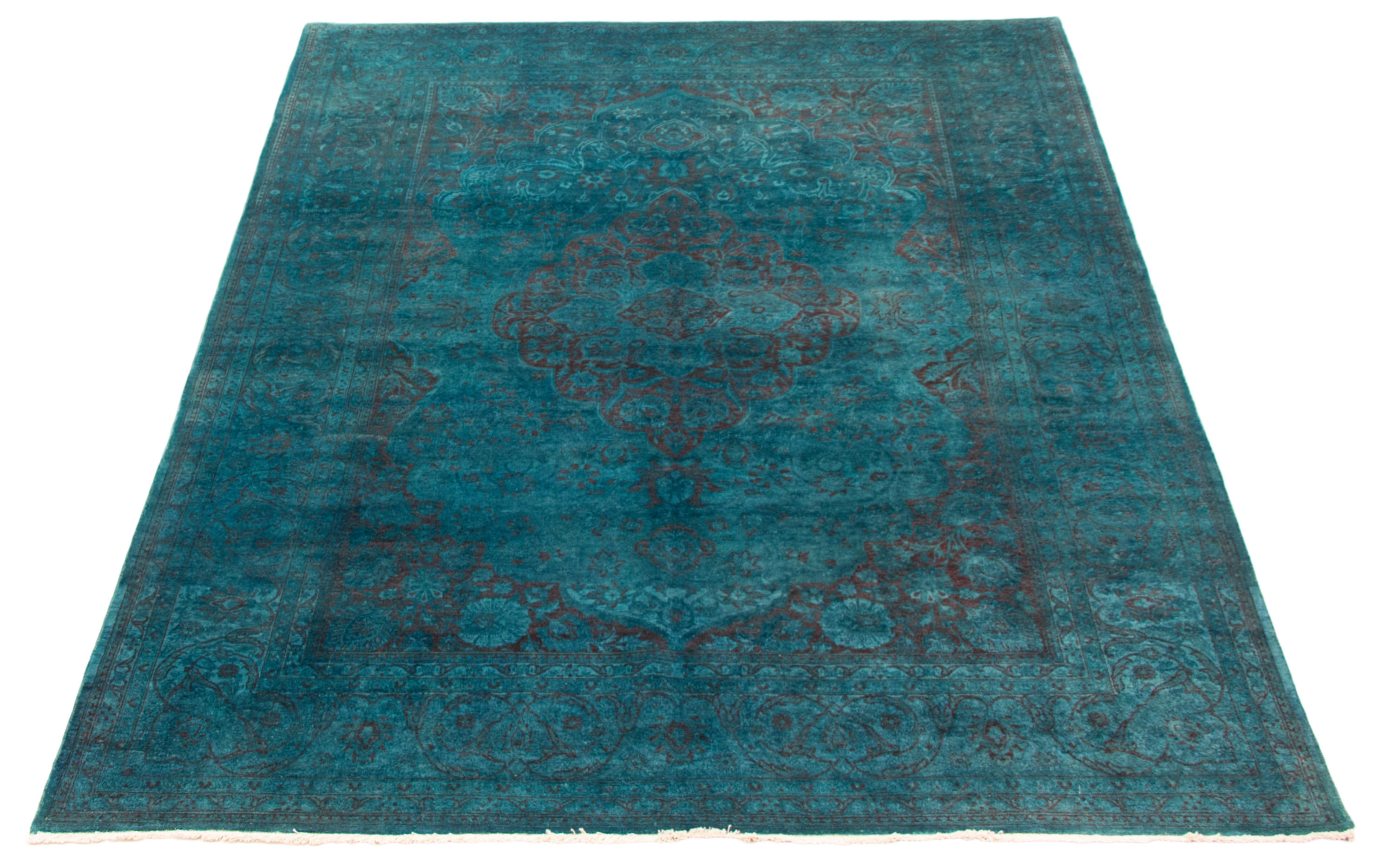 Bloomsbury Market One-of-a-kind Hand Knotted Vibrance Turquoise Wool ...