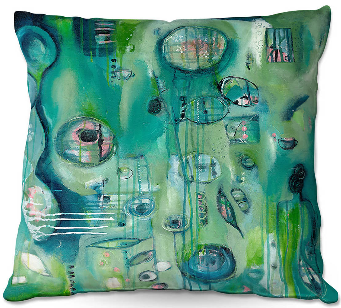 DiaNoche Designs Couch Lightness Meets Death Throw Pillow | Wayfair