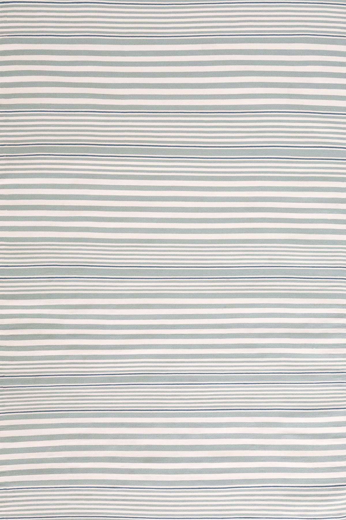 Dash and Albert Rugs Rugby Stripe Light Blue Handwoven Indoor/Outdoor ...