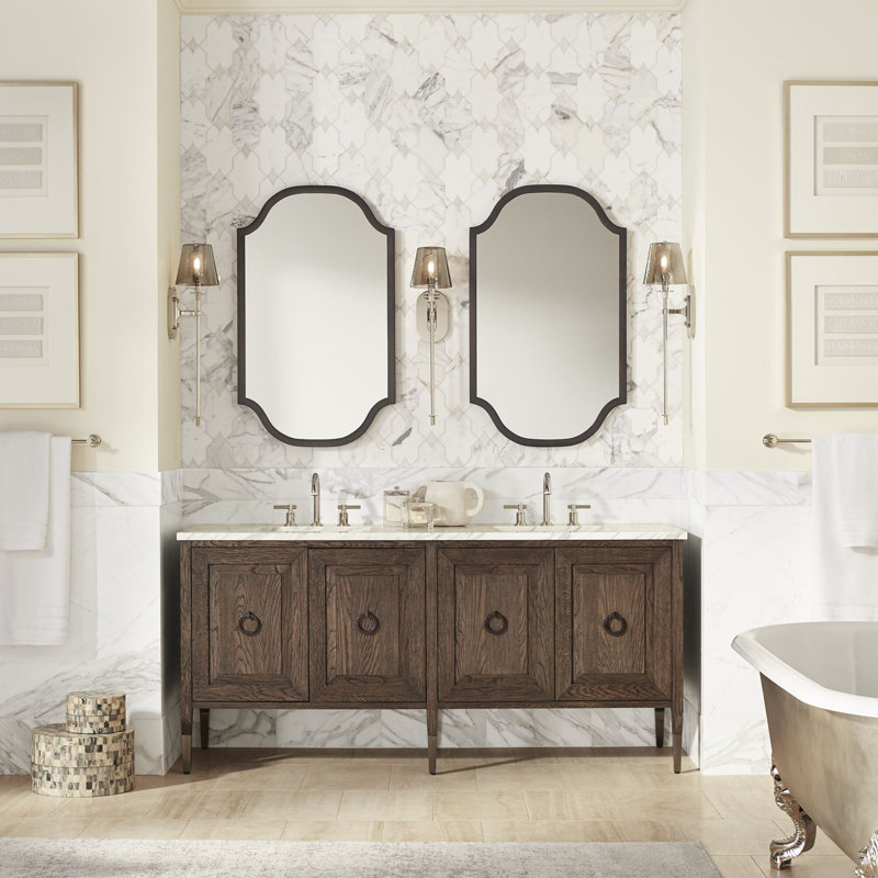Robern Craft Series Traditional Scalloped Bathroom / Vanity Mirrors ...