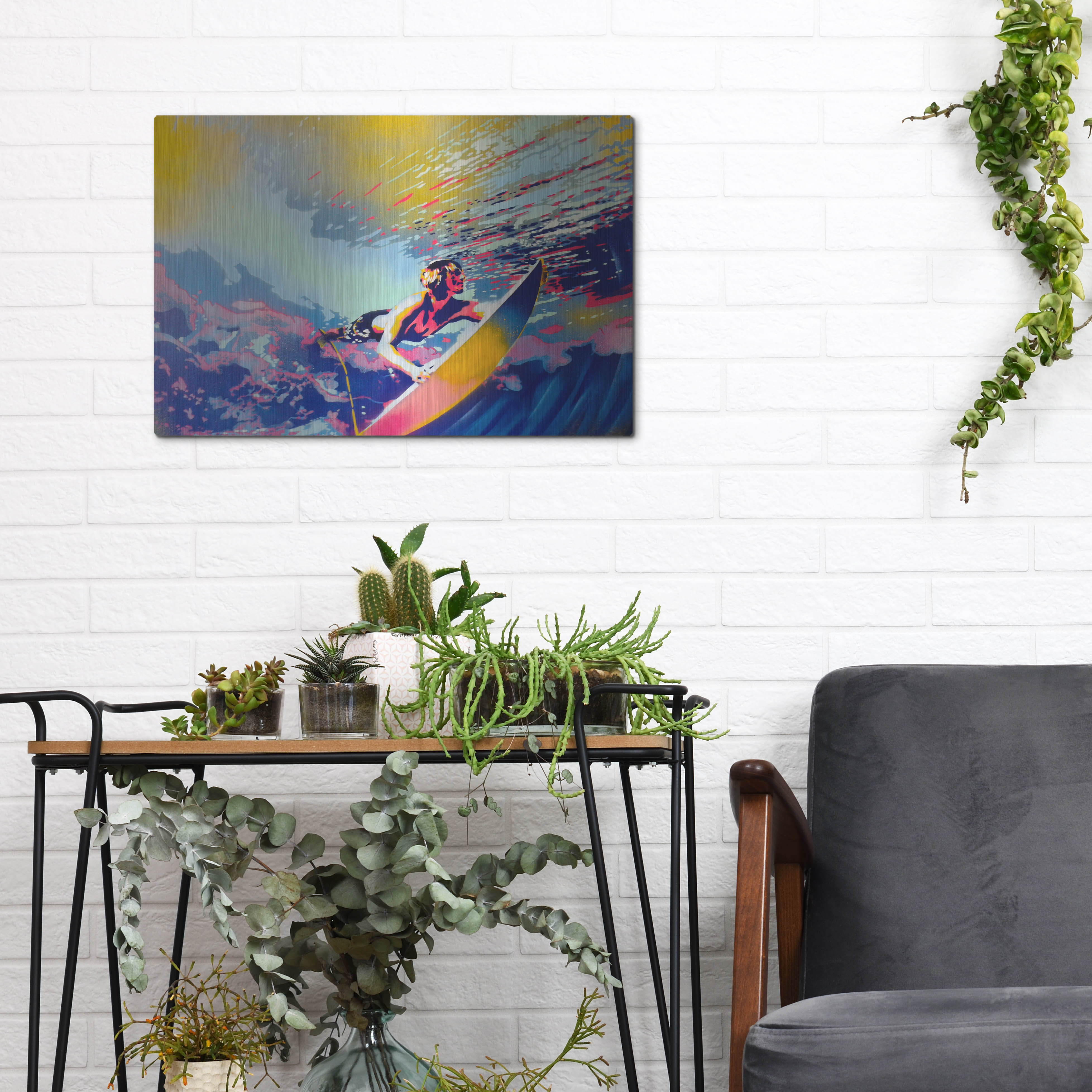 Ivy Bronx 'Surfing' by Abstract Graffiti Wall Art | Wayfair