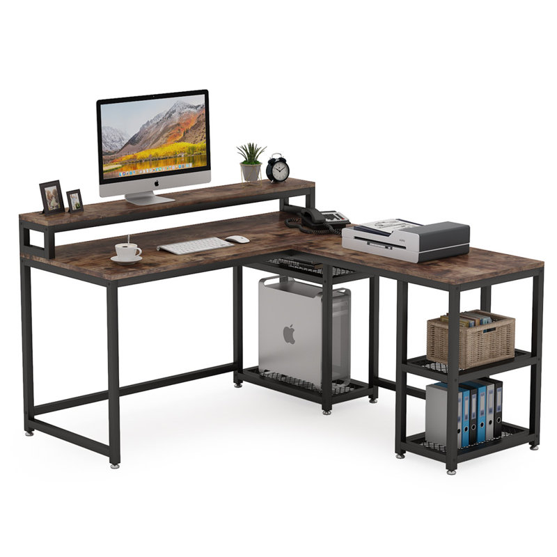 Inbox Zero Reversible L-Shape Desk & Reviews | Wayfair