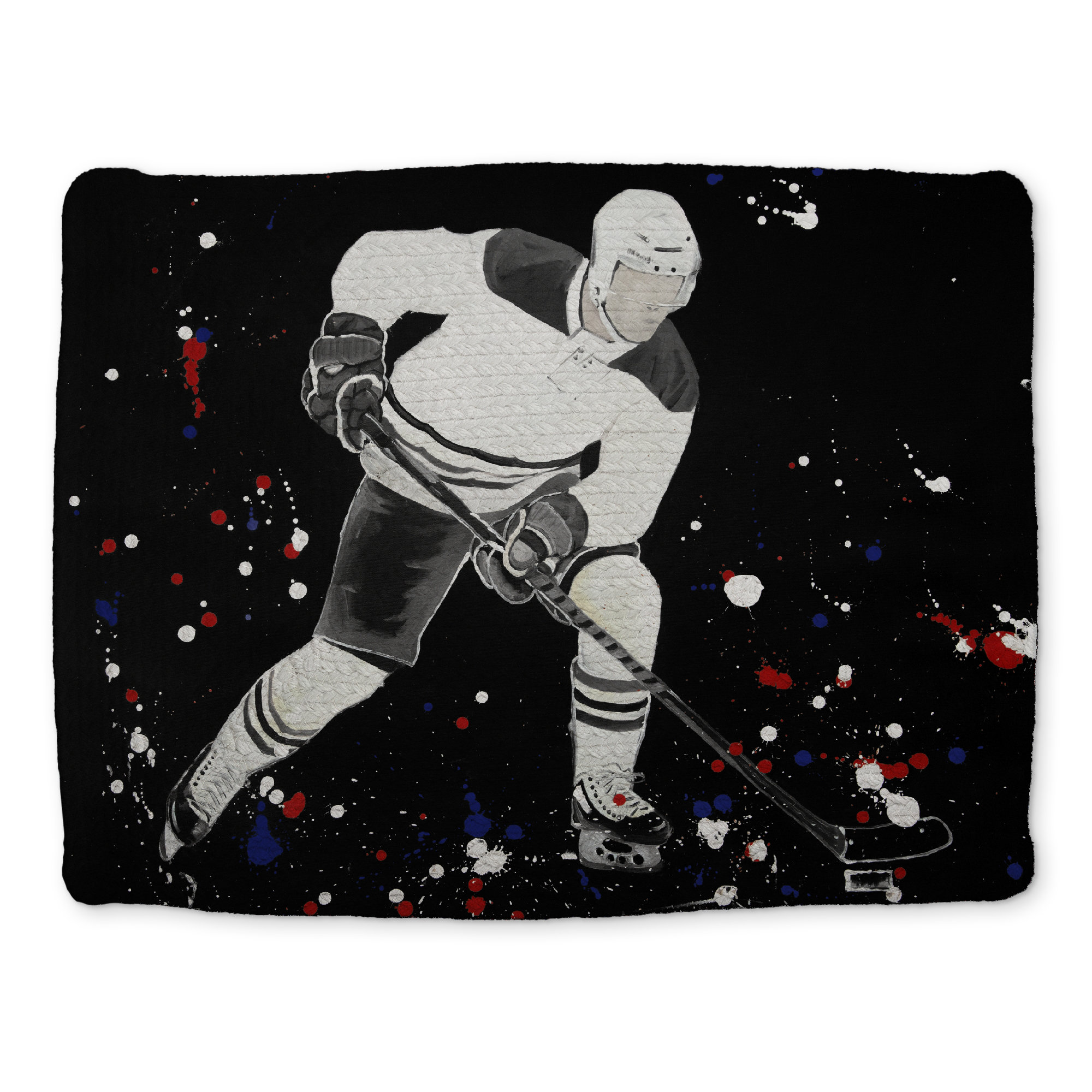 Begin Edition International Inc. Hockey Player Blue Braided Polyester ...