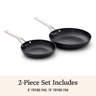 Calphalon Hard-Anodized Nonstick 8" and 10" Frying Pan Set & Reviews ...
