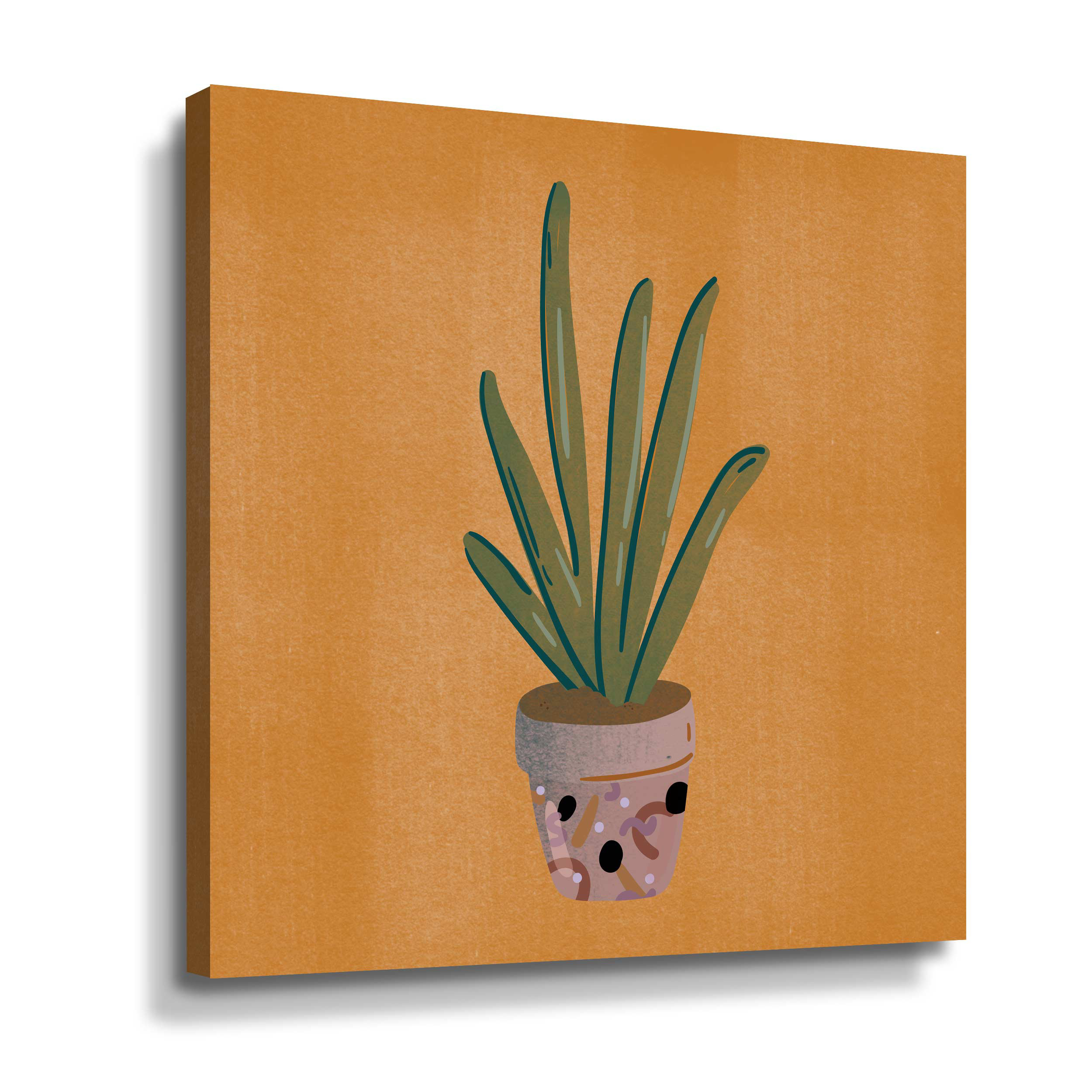 Red Barrel Studio Flower Pot 3 Gallery Wrapped Canvas - Wayfair Canada