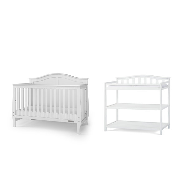 Child Craft Camden Convertible Crib and Changing Table 2-Piece Nursery ...