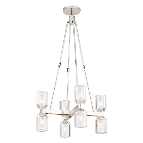 Alora Lighting Lucian 8 - Light Modern Linear Chandelier | Wayfair