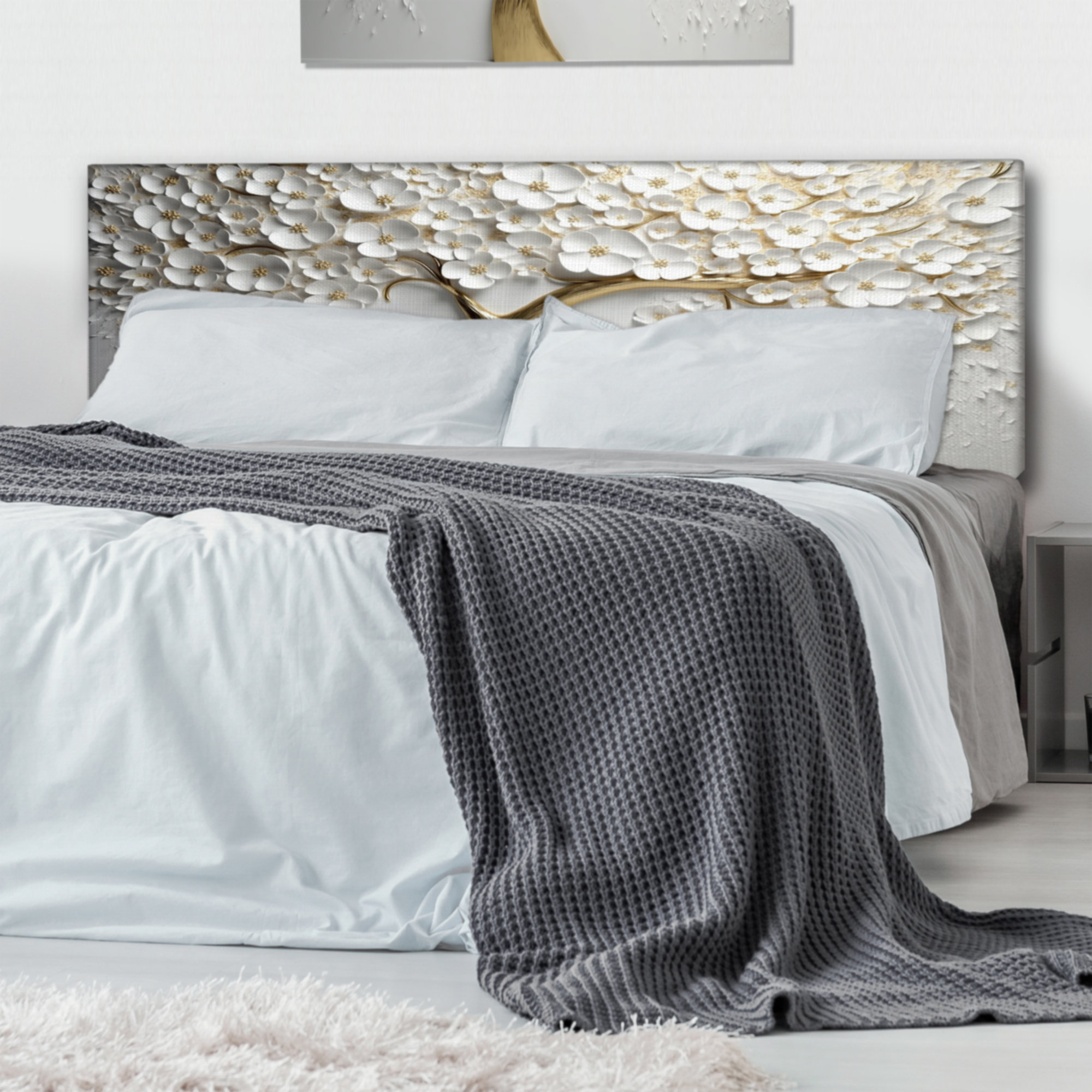 Mercer41 Kuncho White Orchid Tree Garden Of Branches V I - Upholstered ...