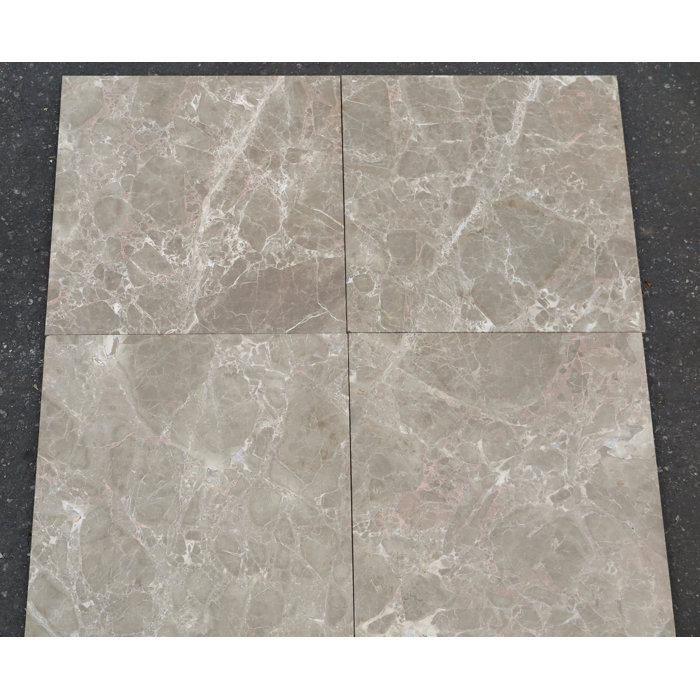 Stone & Tile Shoppe, Inc. 24" x 24" Marble Marble Look Wall & Floor ...