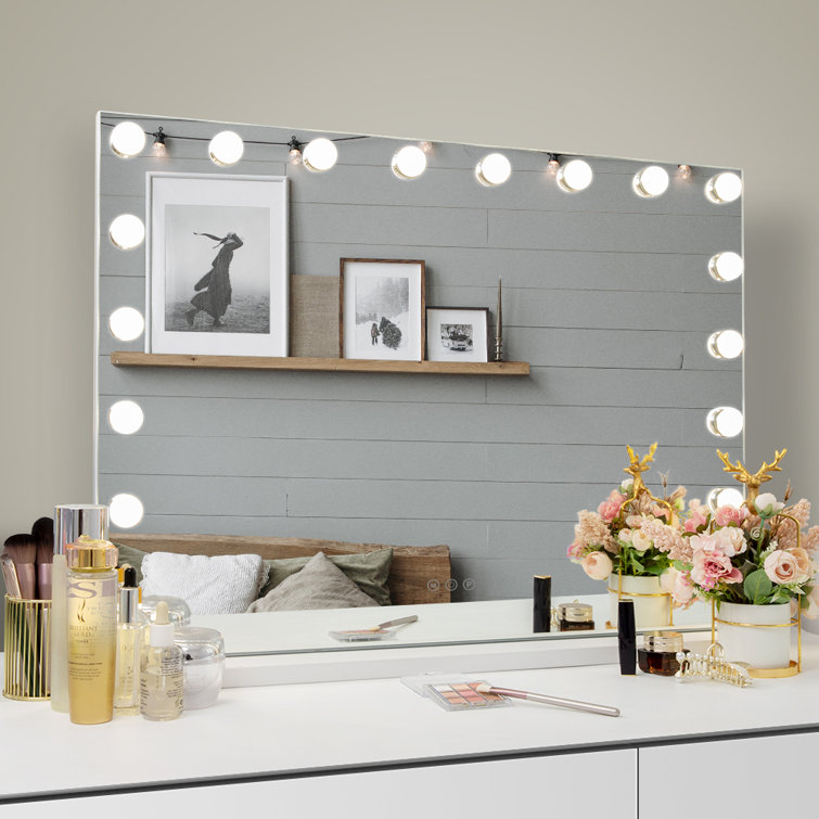 Blue Elephant Rectangle LED Metal Mirror & Reviews | Wayfair.co.uk