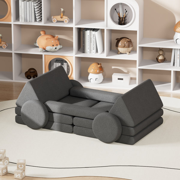 Isabelle & Max™ 12 Pc Modular Foam Couch - DIY Building Blocks Polar ...